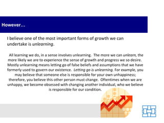 The Importance of Unlearning | PPT