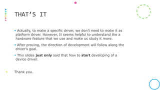 Platform Device/Driver | PPTX