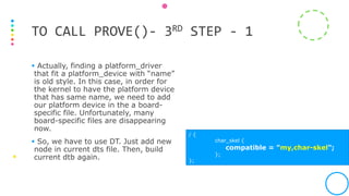 Platform Device/Driver | PPTX