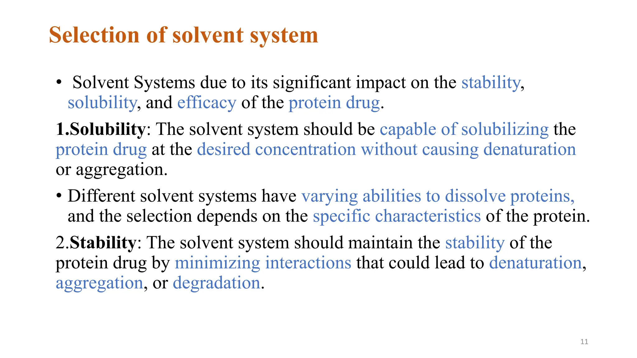 Formulation and evaluation of protein drug delivery system. | PPTX