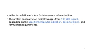 Formulation and evaluation of protein drug delivery system. | PPTX