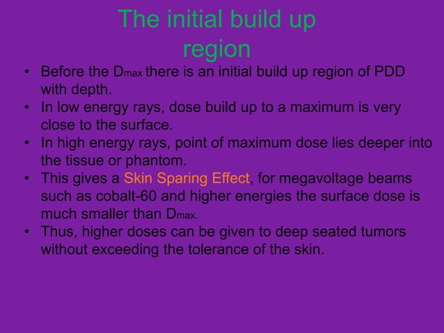 Depth Dose in Radiotherapy (Percentage).pptx | Physics | Science
