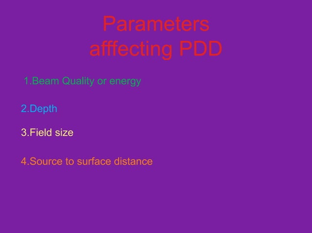 Depth Dose in Radiotherapy (Percentage).pptx | Physics | Science