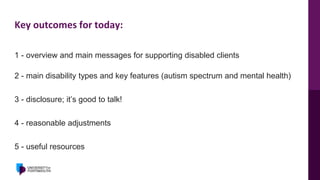 PDD 2019 Positive futures - enabling disabled students and graduates ...