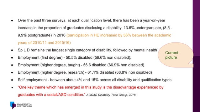 PDD 2019 Positive futures - enabling disabled students and graduates ...