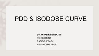 PDD & ISODOSE CURVE.pptx radiation oncology AIIMS GORAKHPUR | PPTX ...