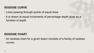 PDD & ISODOSE CURVE.pptx radiation oncology AIIMS GORAKHPUR | PPTX ...