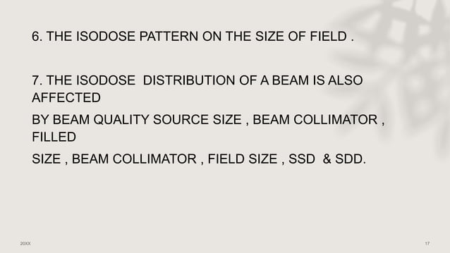 PDD & ISODOSE CURVE.pptx radiation oncology AIIMS GORAKHPUR | PPT