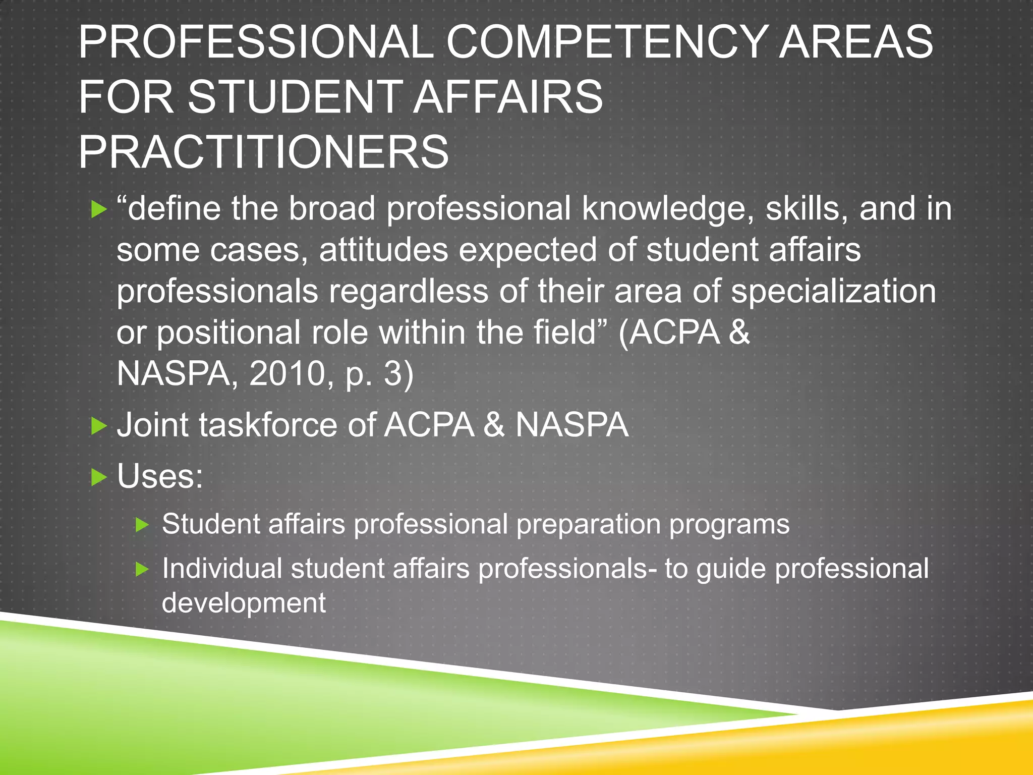 Professional Competency Areas | PPTX