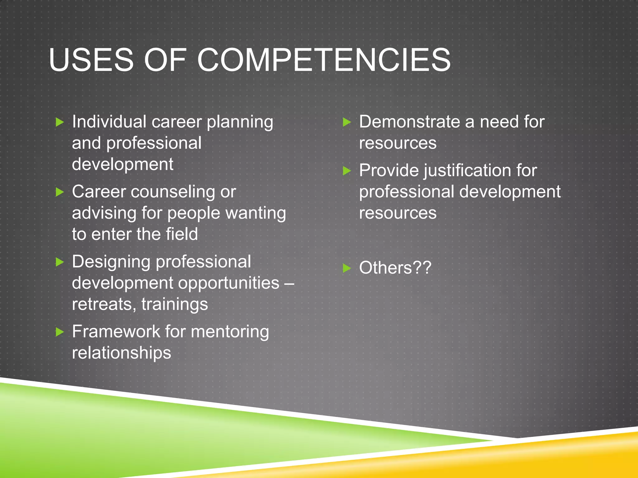Professional Competency Areas | PPT