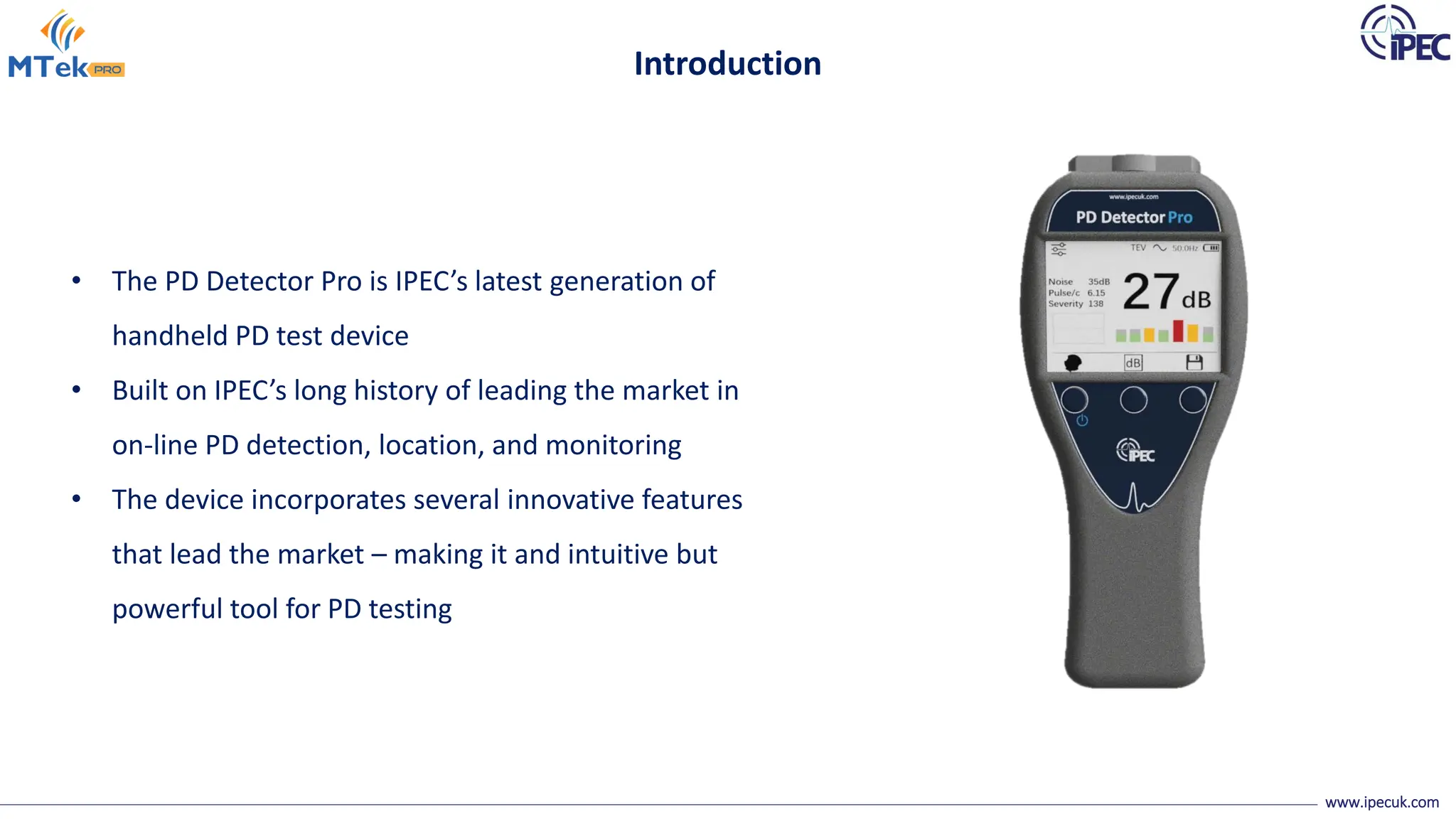 PDD Pro detector for Partial Discharge testing | PDF