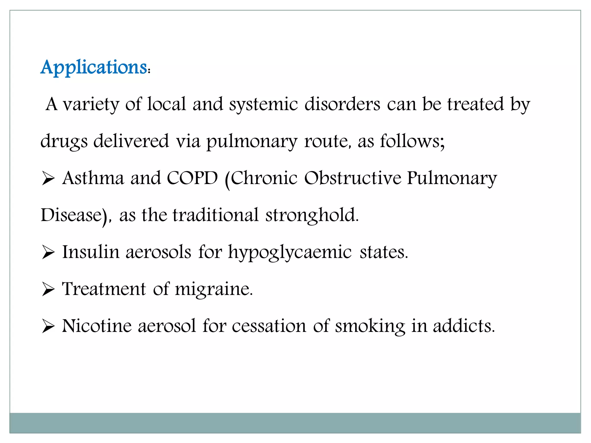 Pulmonary Drug Delivery System (PDDS) | PDF
