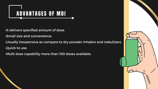 pulmonary drug delivery system, mpharm sem 2 | PPTX