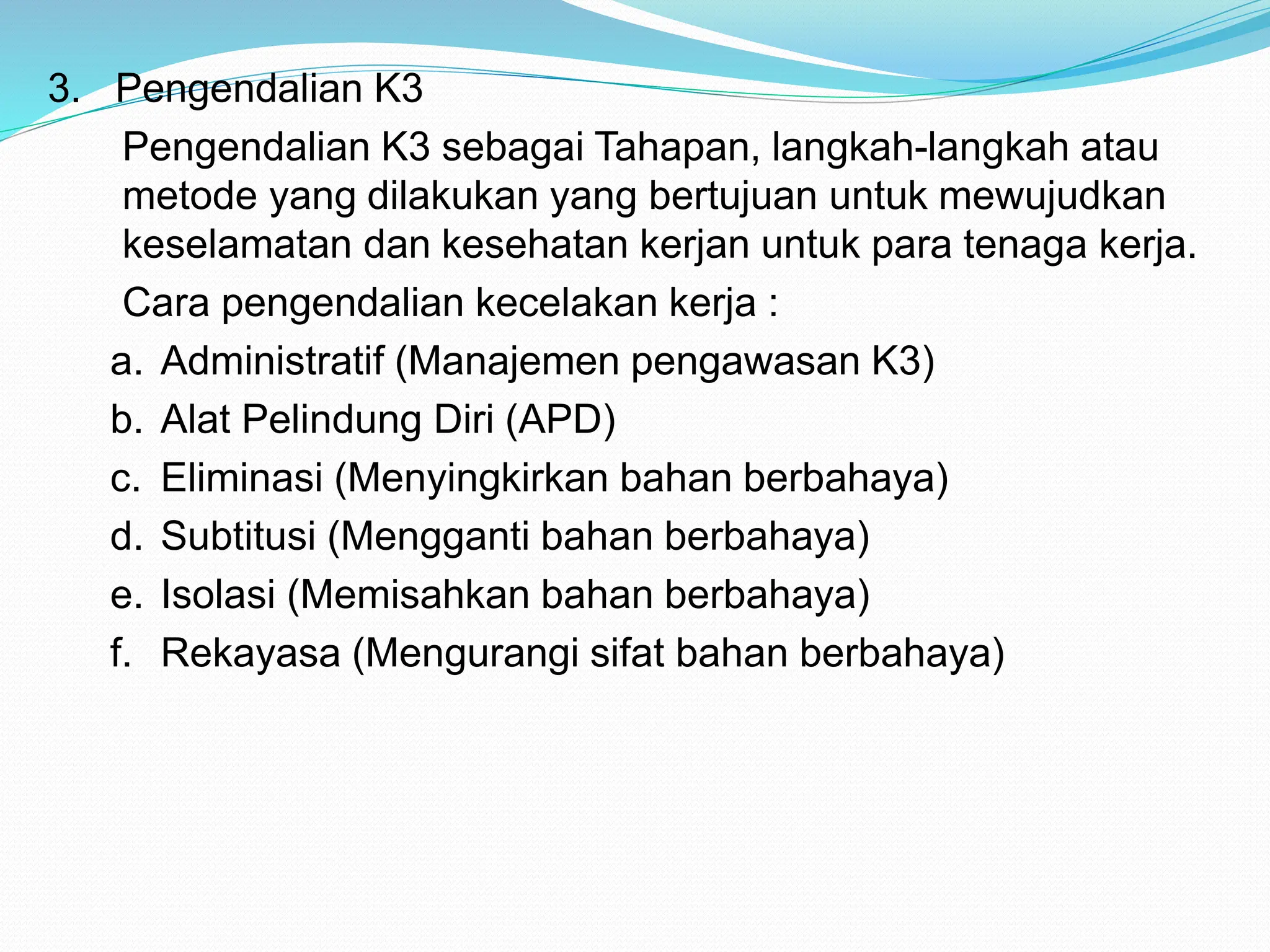 PDE-1 (K3) kelistrikan di insdustri yang harus disampaikan pada siswa | PPTX