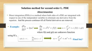 Understanding Partial Differential Equations: Types and Solution Methods | PPTX