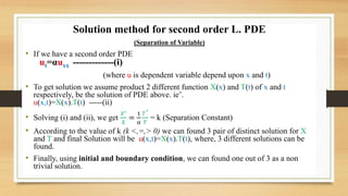 Understanding Partial Differential Equations: Types and Solution Methods | PPTX