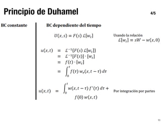 Clasificación de PDEs y Principio de Duhamel | PDF