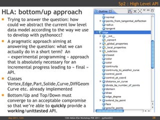 PDE2011 pythonOCC project status and plans | PPT | Web Development ...