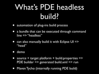 Pde build | PPT