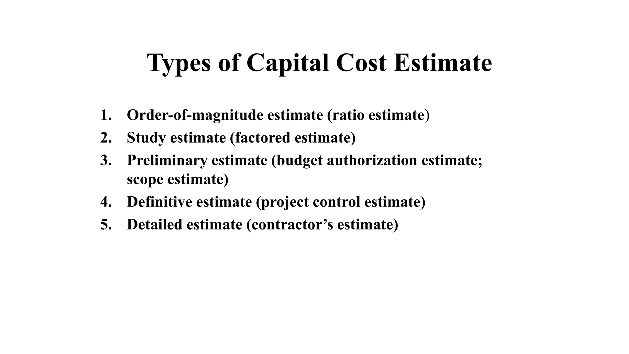 Estimation of Capital Investments | PPTX