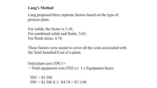 Cost Indices for Industrial Application | PPTX
