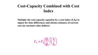 Cost Indices for Industrial Application | PPTX