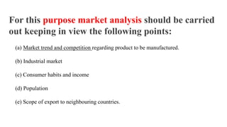 Location of an industry | PPTX