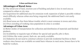Location of an industry | PPTX