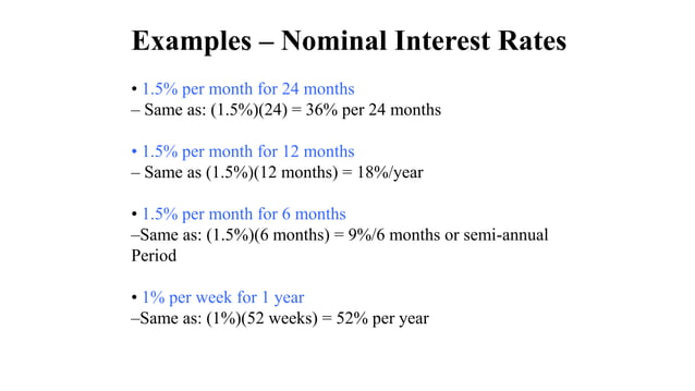 Nominal and Effective Interest Rate | PPTX | Stocks and Bonds ...