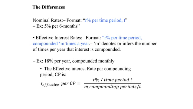 Nominal and Effective Interest Rate | PPTX | Stocks and Bonds ...