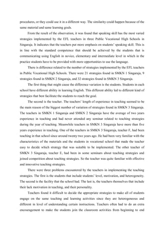 EFL teaching strategies | PDF | Professional School | Postgraduate ...