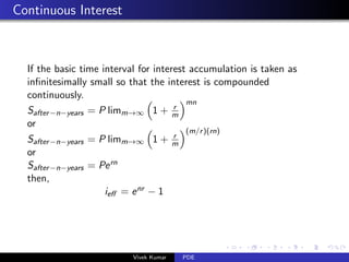 Interest and Investment costs | PDF