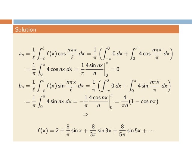 Partial Differential Equations, 3 simple examples