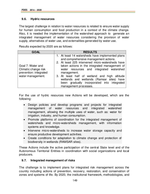 ECONOMIC AND SOCIAL DEVELOPMENT PLAN 2016-2020