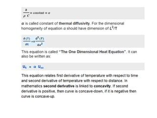 1 Dimensional Heat Equation | PPTX