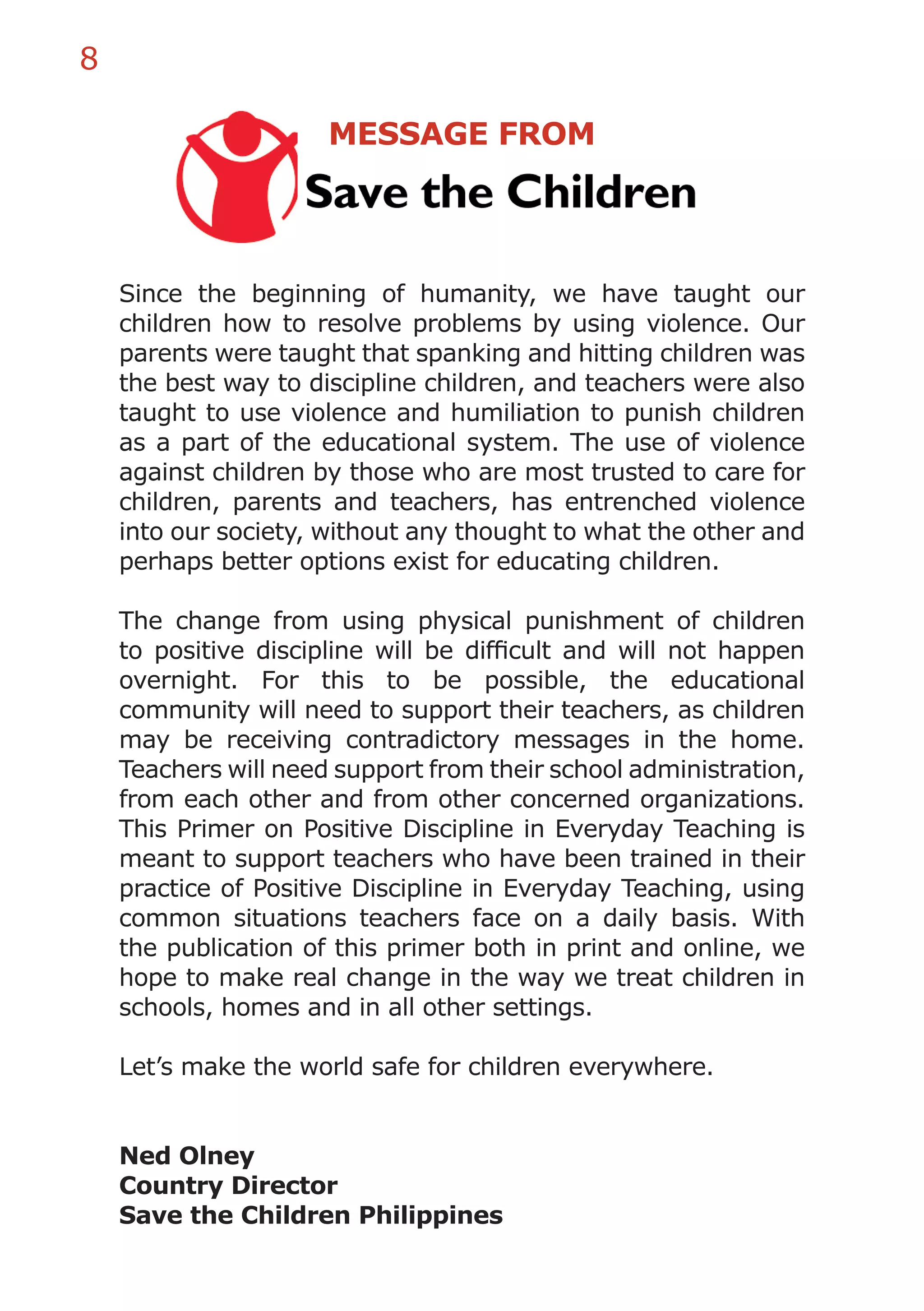 Positive Discipline in Everyday Teaching Primer | PDF