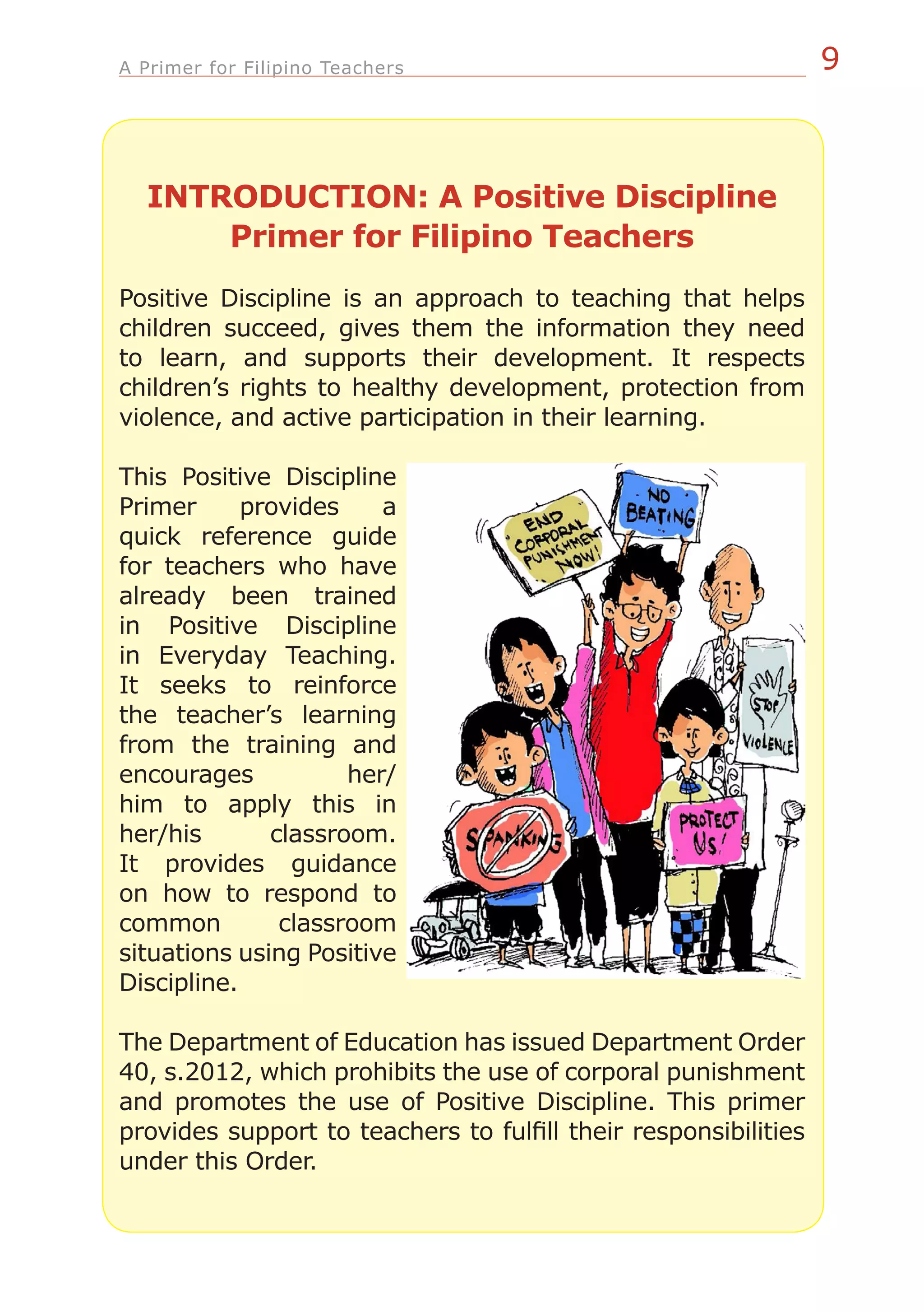 Positive Discipline in Everyday Teaching Primer | PDF