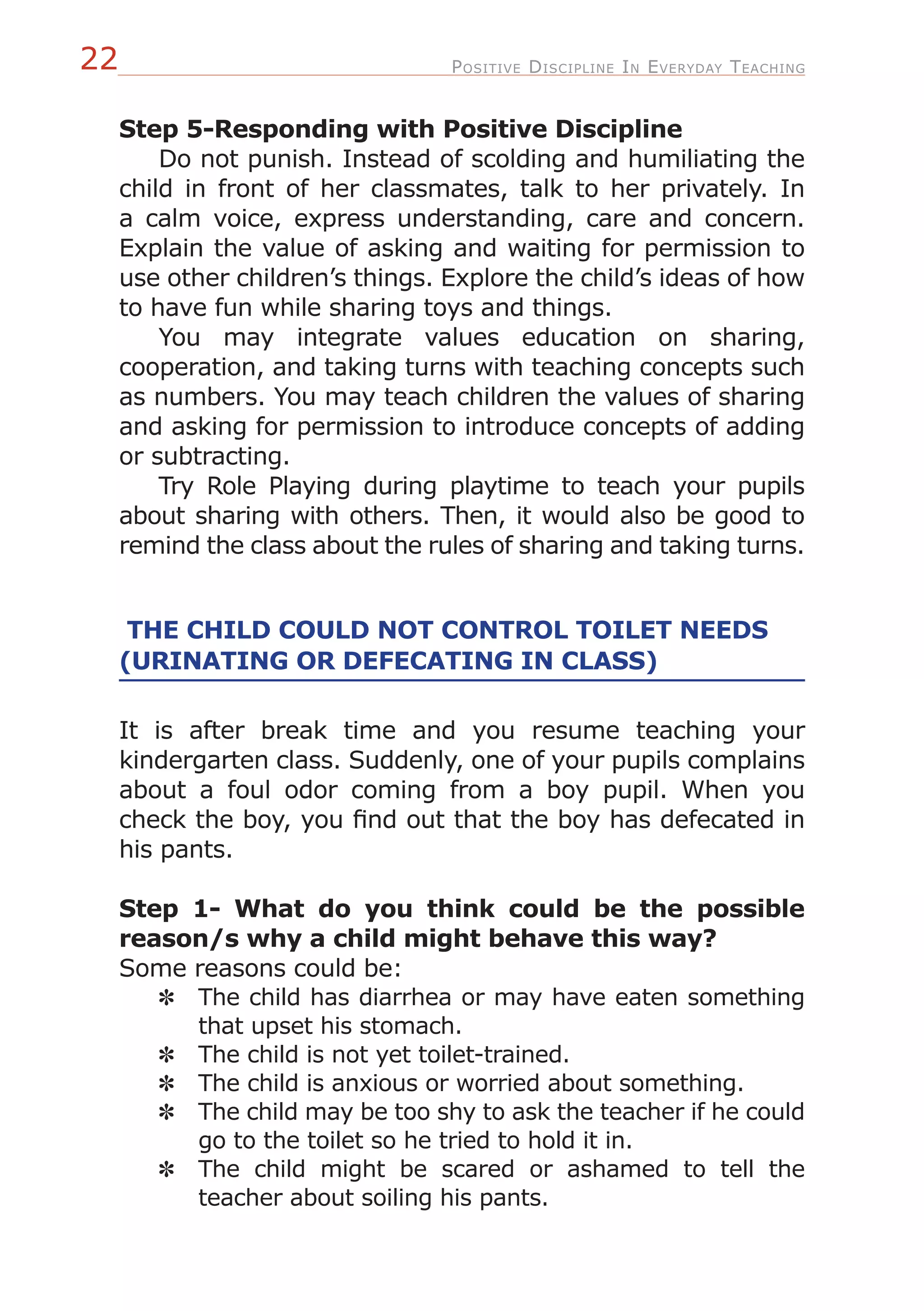 Positive Discipline in Everyday Teaching Primer | PDF