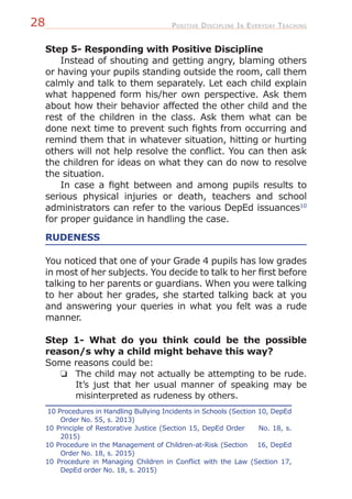 Positive Discipline in Everyday Teaching Primer | PDF