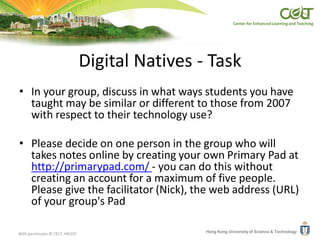 Pdev5010 session 10_technology_support_for_active_learning_pedagogies | PPT