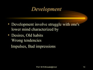 p dev ppt swami VV.ppt swami vivekananda's message about personality. basics of personality, | PPT