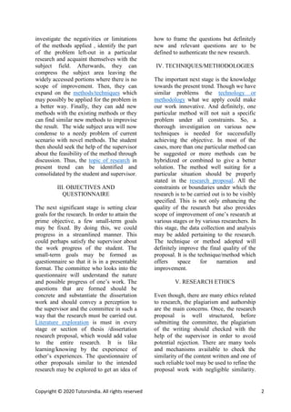 Lack of Awareness on Students Lead to Poor Research Proposal- Tutors ...