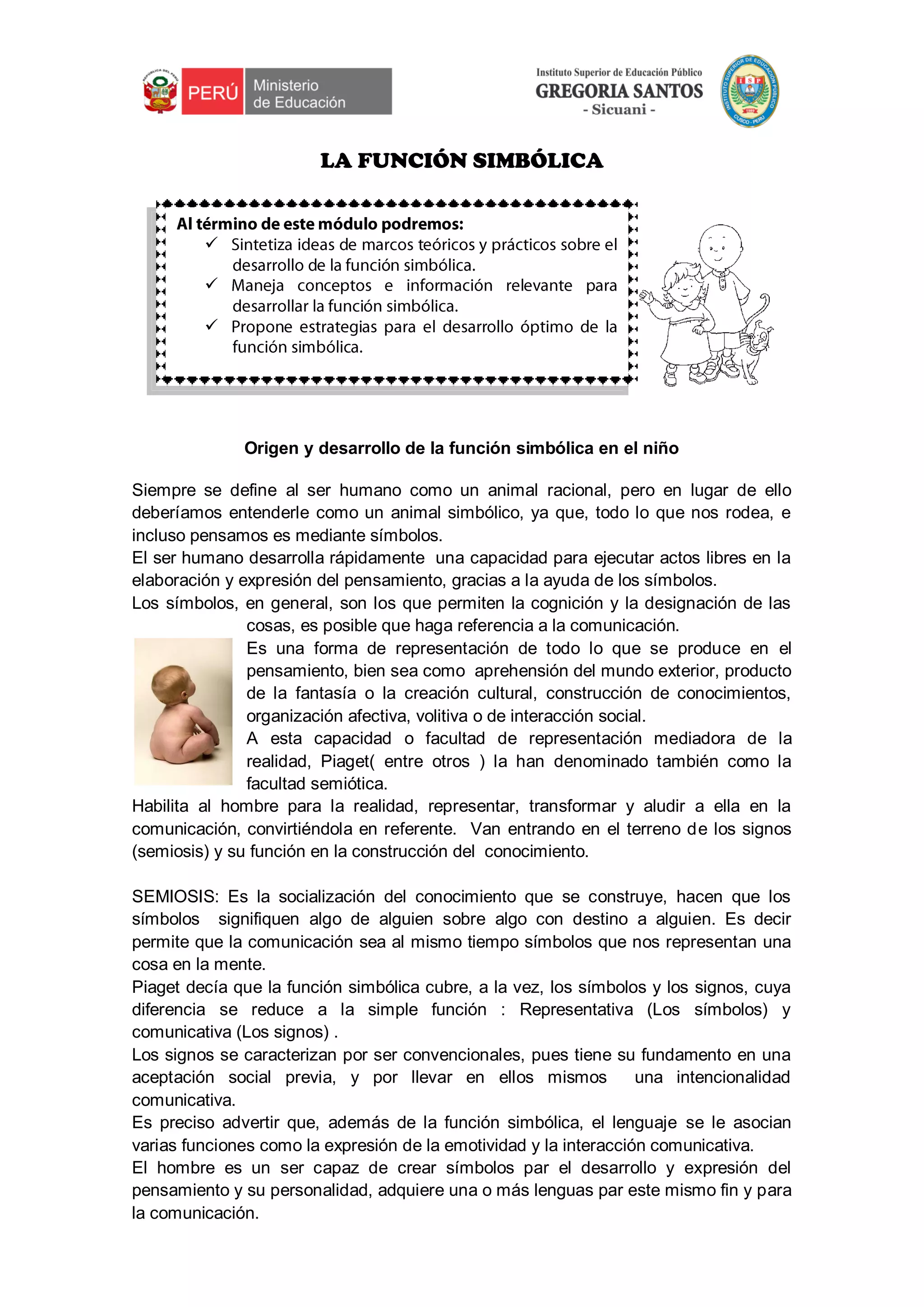 La función simbólica | PDF