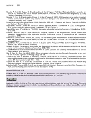 Soliton comb generation using add-drop ring resonators | PDF