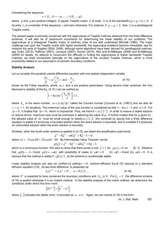 Second or fourth-order finite difference operators, which one is most effective? | PDF ...
