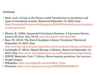 Library Automation in Circulation | PDF
