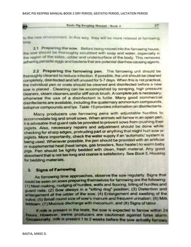 BASIC PIG KEEPING | PDF