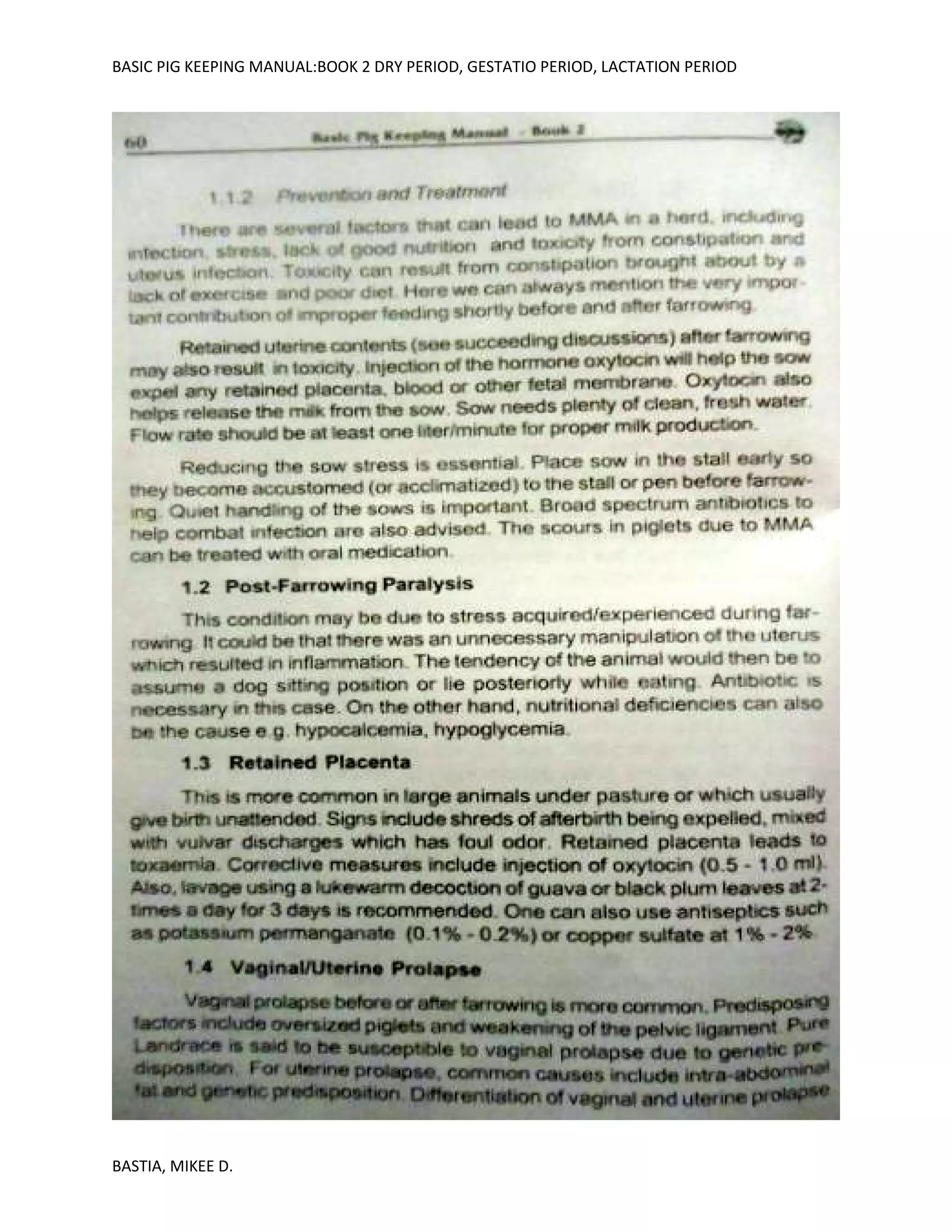 BASIC PIG KEEPING | PDF