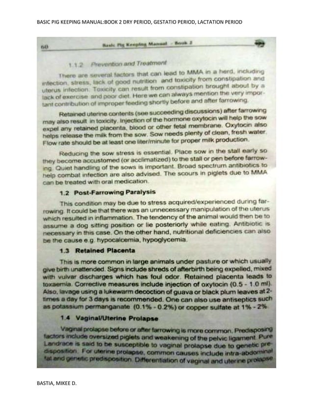 BASIC PIG KEEPING | PDF