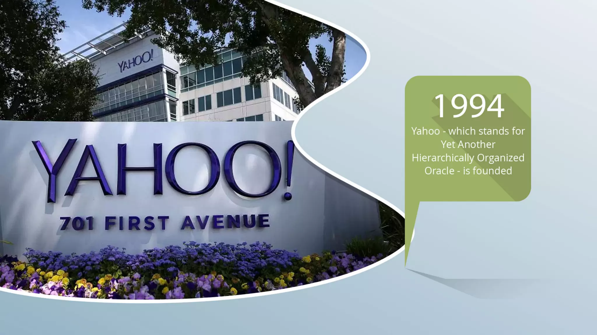 Yahoo A Web Pioneer Timeline. | PPT